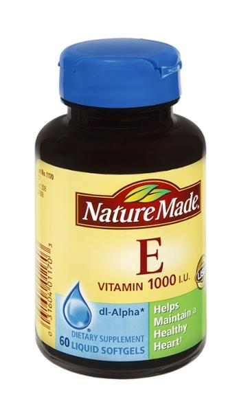 Nature Made Vitamin E 1000IU Liquid Softgels | Hy-Vee Aisles Online ...