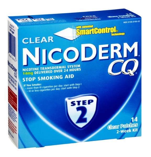 NicoDerm CQ Clear 2-Week Step 2 Stop Smoking Aid Patches | Hy-Vee ...