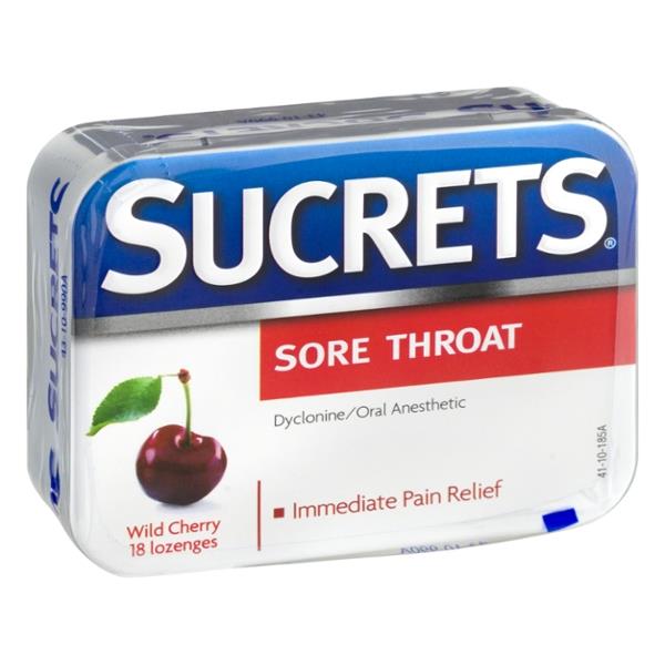 Sucrets Wild Cherry Sore Throat Lozenges | Hy-Vee Aisles Online Grocery ...