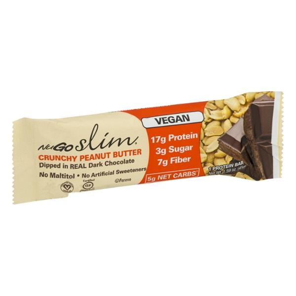 NuGo Slim Crunchy Peanut Butter Protein Bar | Hy-Vee Aisles Online ...