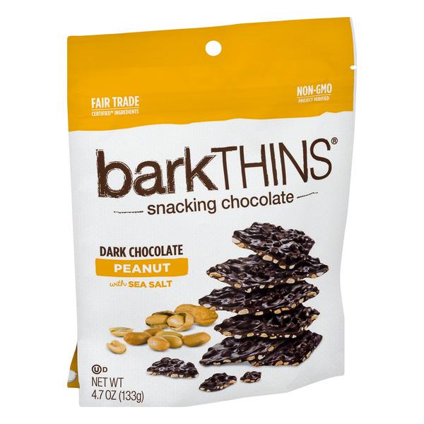 Barkthins Snacking Chocolate, Dark Chocolate, Peanut With Sea Salt | Hy ... Barkthins Snacking Chocolate, Dark Chocolate, Peanut With Sea Salt | Hy ...